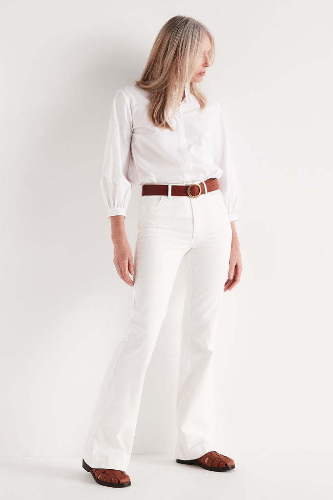 The Joshua Jean in Ivory – Shjark